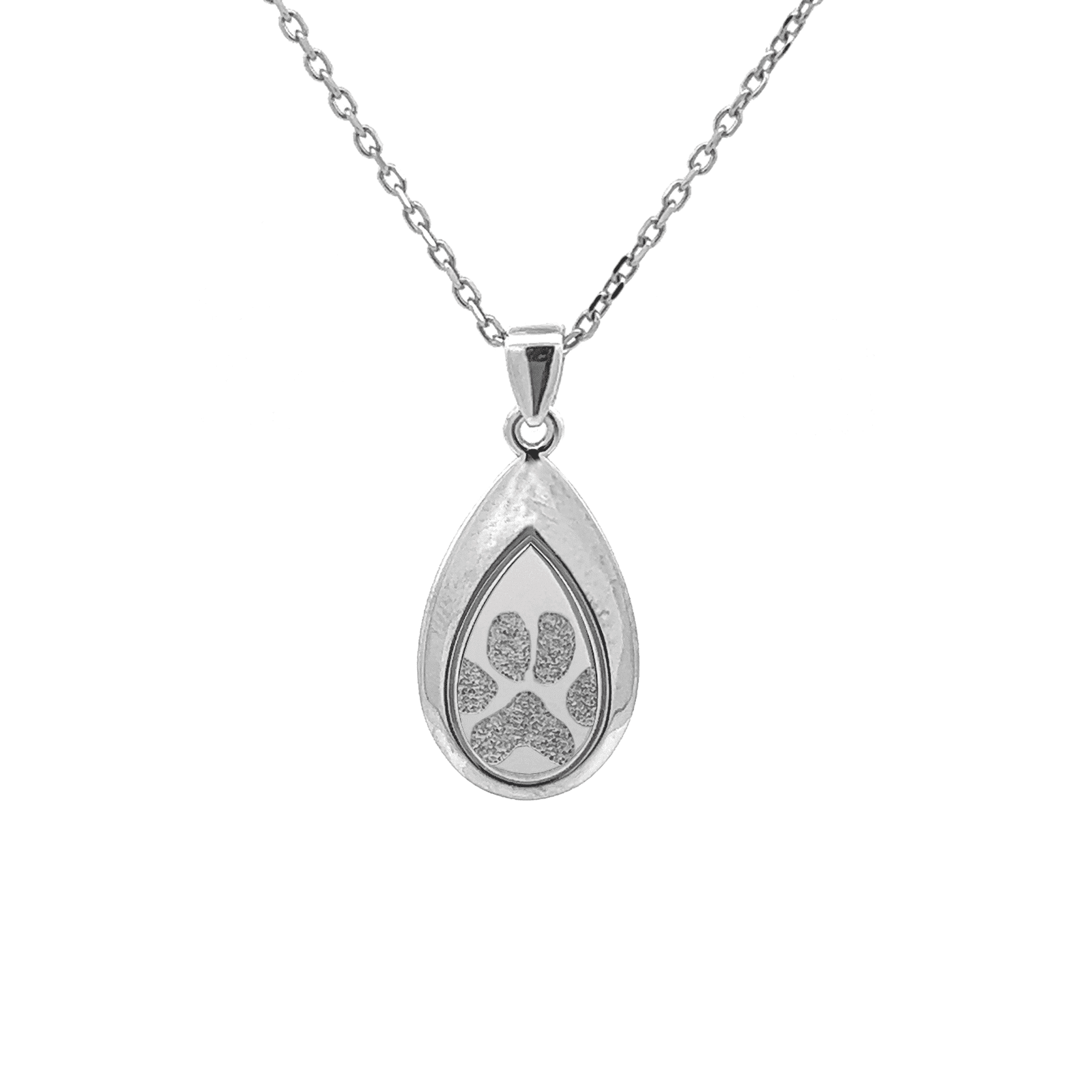 Classic Framed Teardrop Pendant Forged Formed Classic Framed Teardrop Pendant Forged Formed