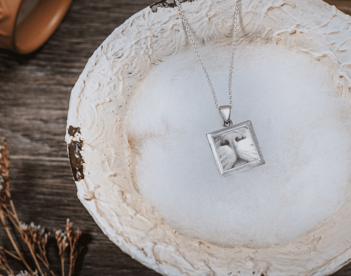 Classic Framed Square Pendant - Forged & Formed